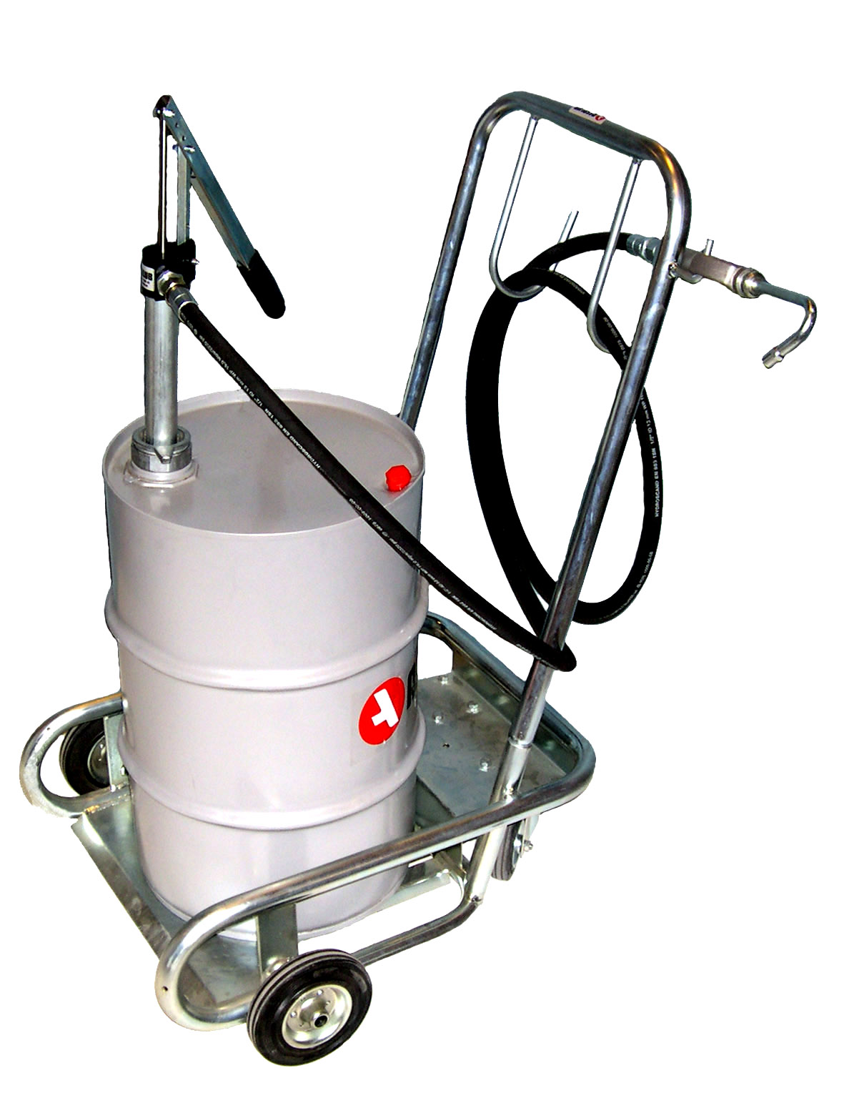 Mobile oil unit, with hand pump, for 1/4-drum | Assalub AB %sitename