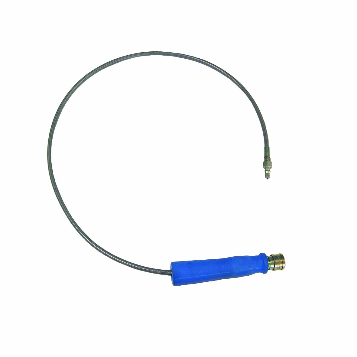 Coupling handle with steel-armoured hose | Assalub AB %sitename