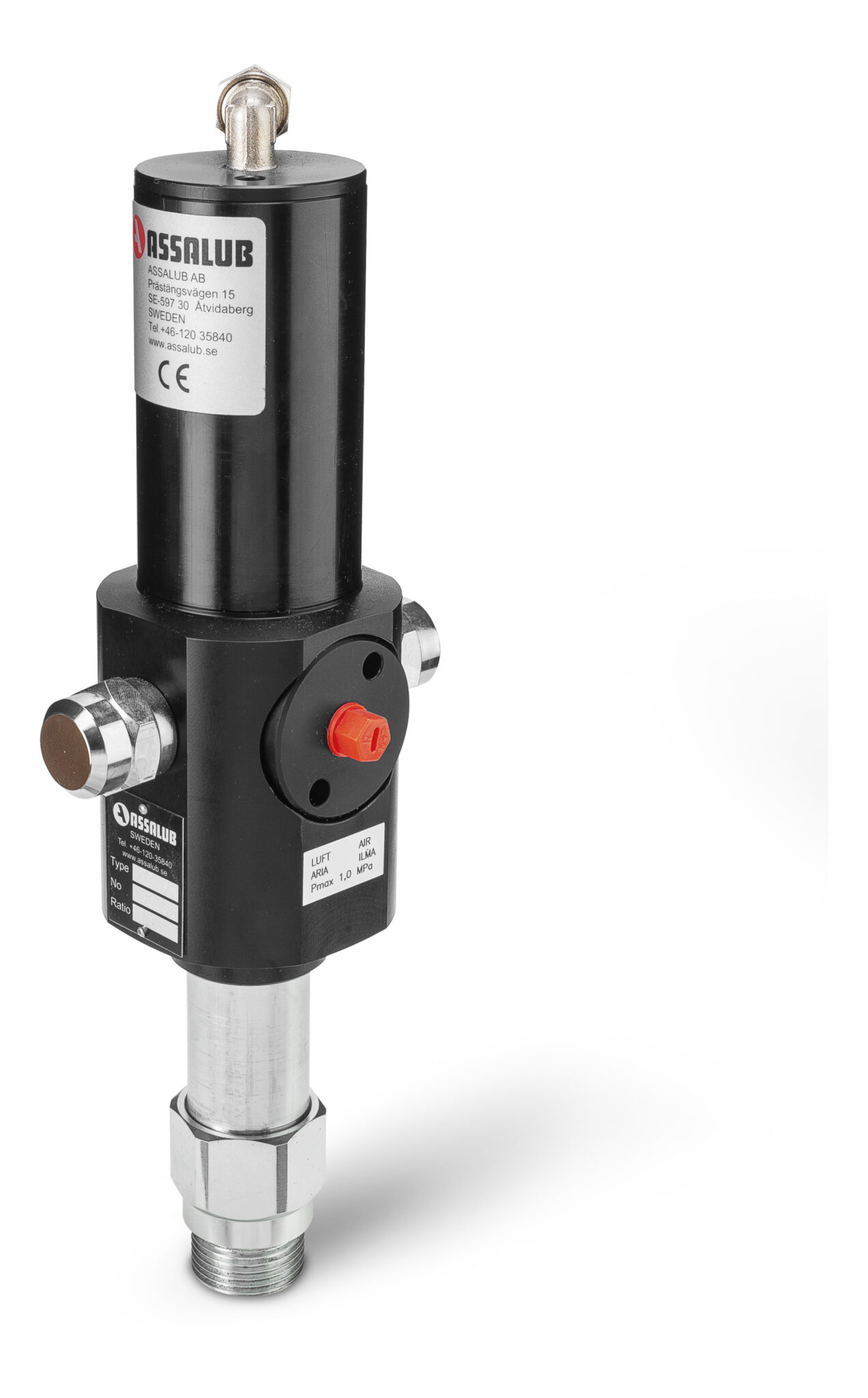 Air-operated oil pump, ratio 1:3, basic execution | Assalub AB %sitename Air-operated oil pump, ratio 1:3, basic execution | Assalub AB %sitename